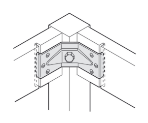40mm Table Leg Corner Brace Bracket – AUSUJO