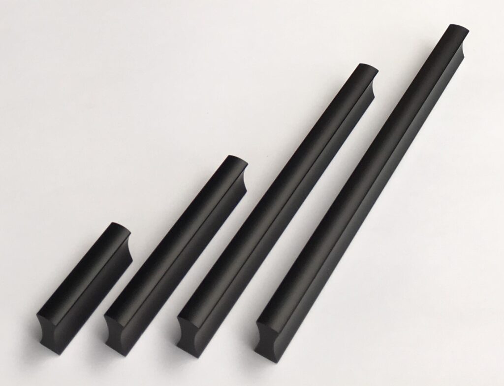 Black Slimline Contemporary Kitchen Cabinet Handles – AUSUJO
